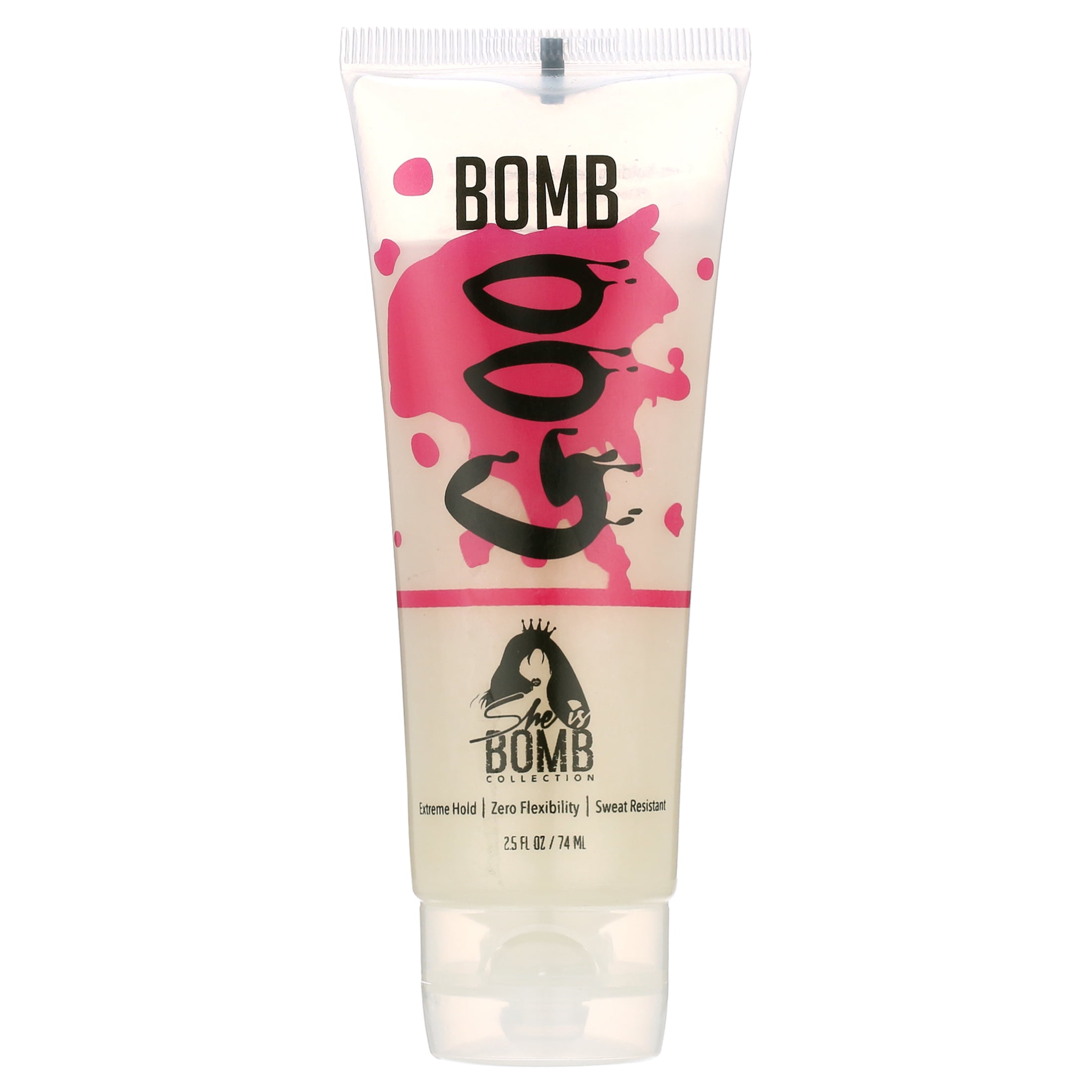 She Is Bomb Bomb Goo Gel, Hair Gel, 2.5 fl oz, Frizz Control, All Hair ...