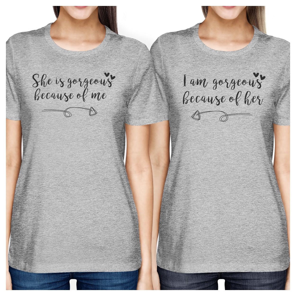 She Is Gorgeous Gray Matching Graphic T-Shirts Funny Gifts For Moms ...