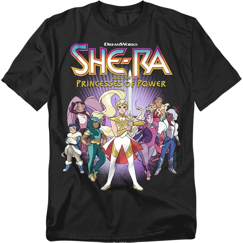 She-Ra T-Shirt Hero Huddle Unisex Graphic Tee For Men & Women Black ...