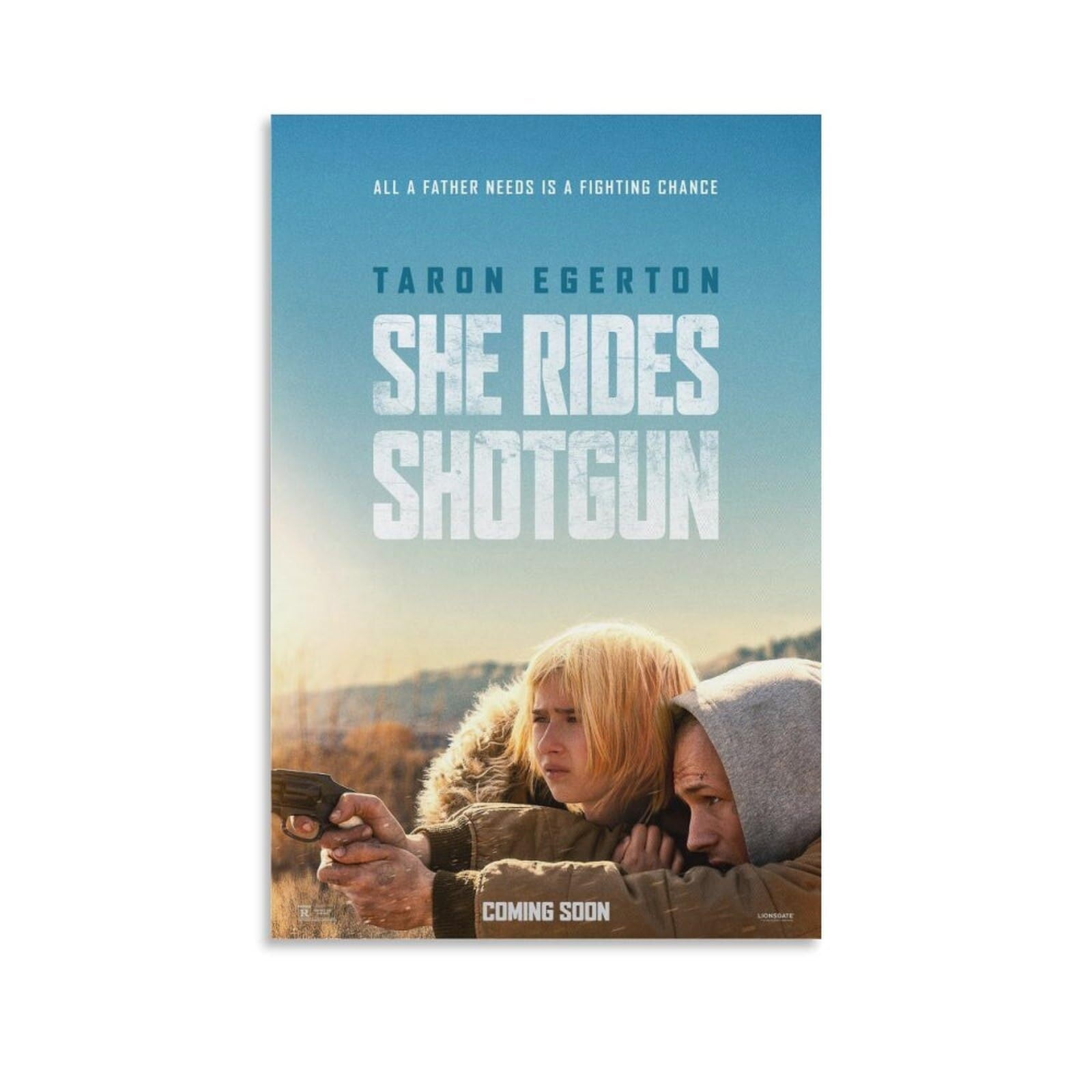 She Rides Shotgun - Vintage Blockbuster Movie Poster New Movie Poster ...