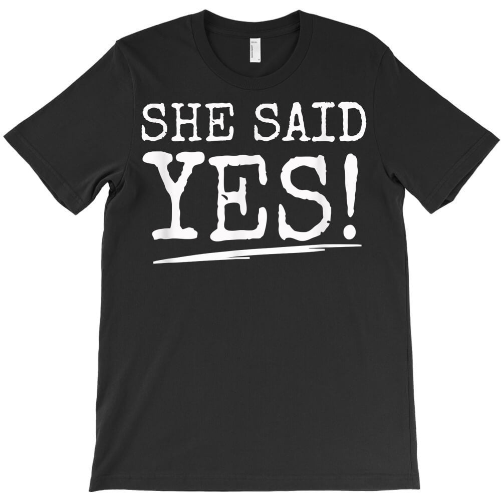 She Said Yes Proposed To Get Engaged Couples Mat Themed Themed Gift ...