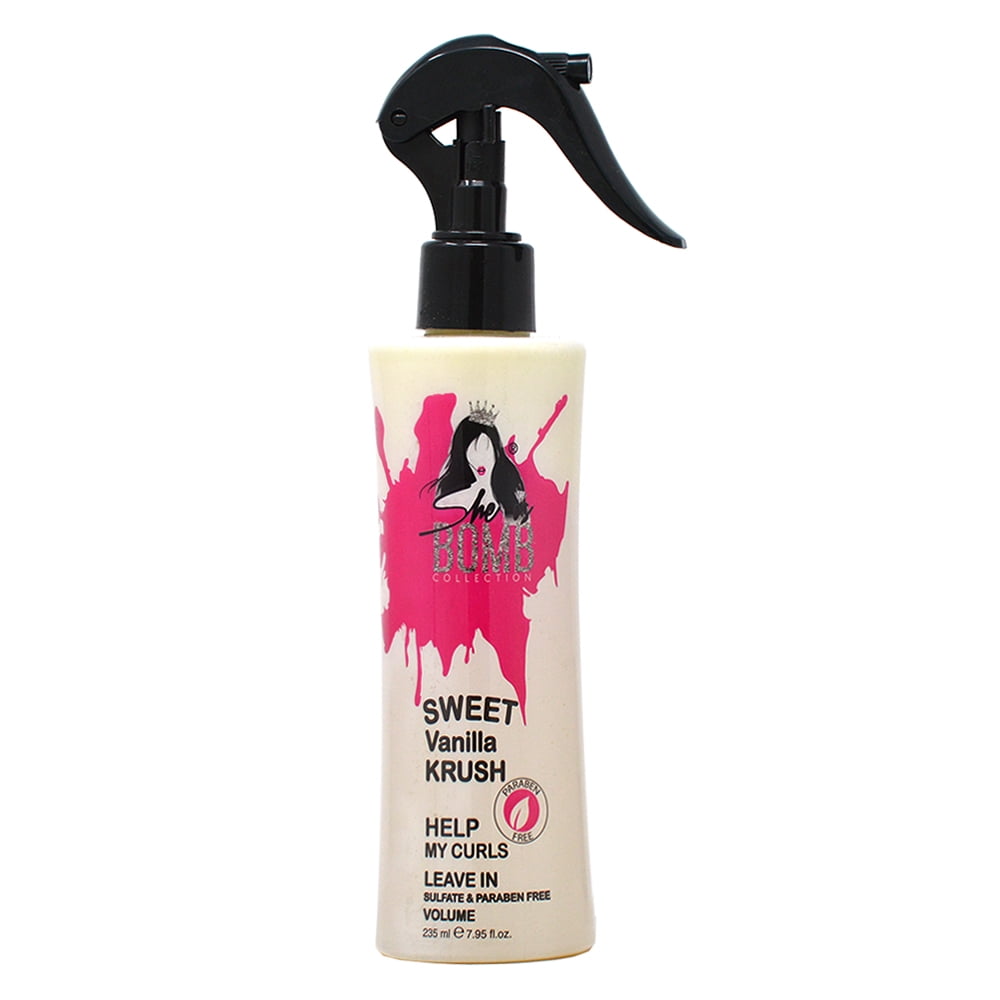 She is Bomb Sweet Vanilla Krush Help My Curls Leave-in 7.95 oz ...