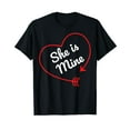 She Is Mine Matching Couple Shirts Outfits For Cute Couples