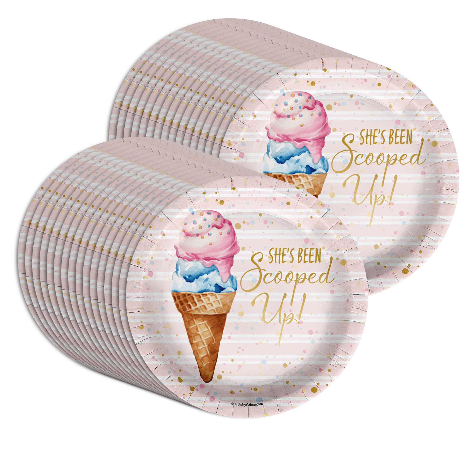 She's Been Scooped Up Scoops Ice Cream Bridal Shower Party Supplies ...