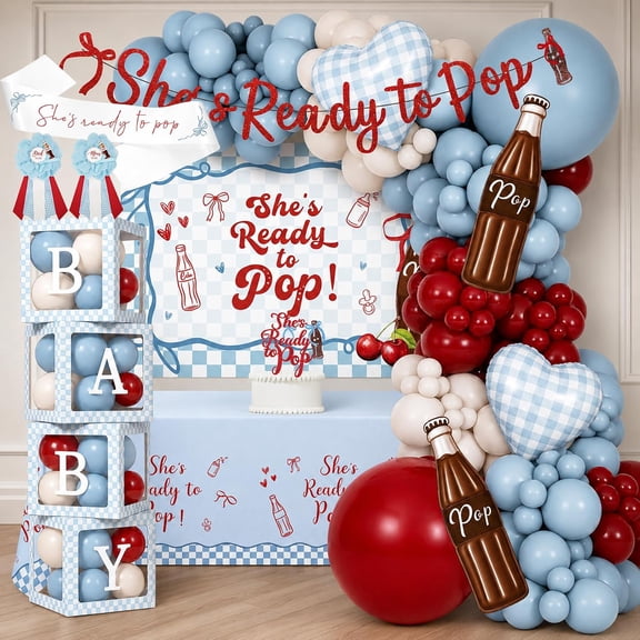 Ready to Pop Baby Shower Party Supplies