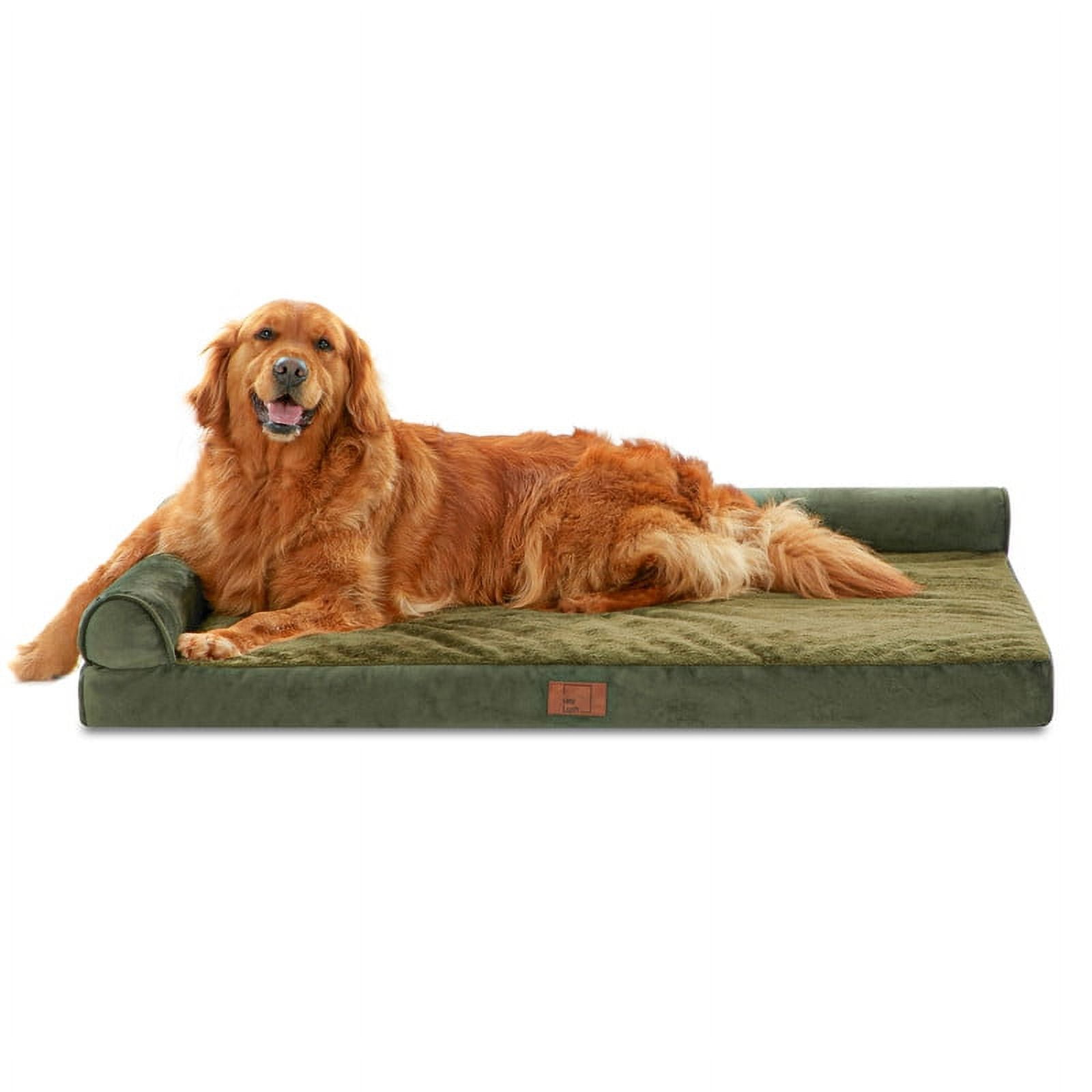 SheSpire Bolster Dog Bed for Extra Large Dogs, Memory Foam Orthopedic L ...