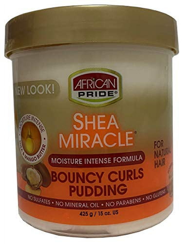 Shea Butter Bouncy Curls Pudding 15 Ounce Jar (443ml) (3 Pack ...
