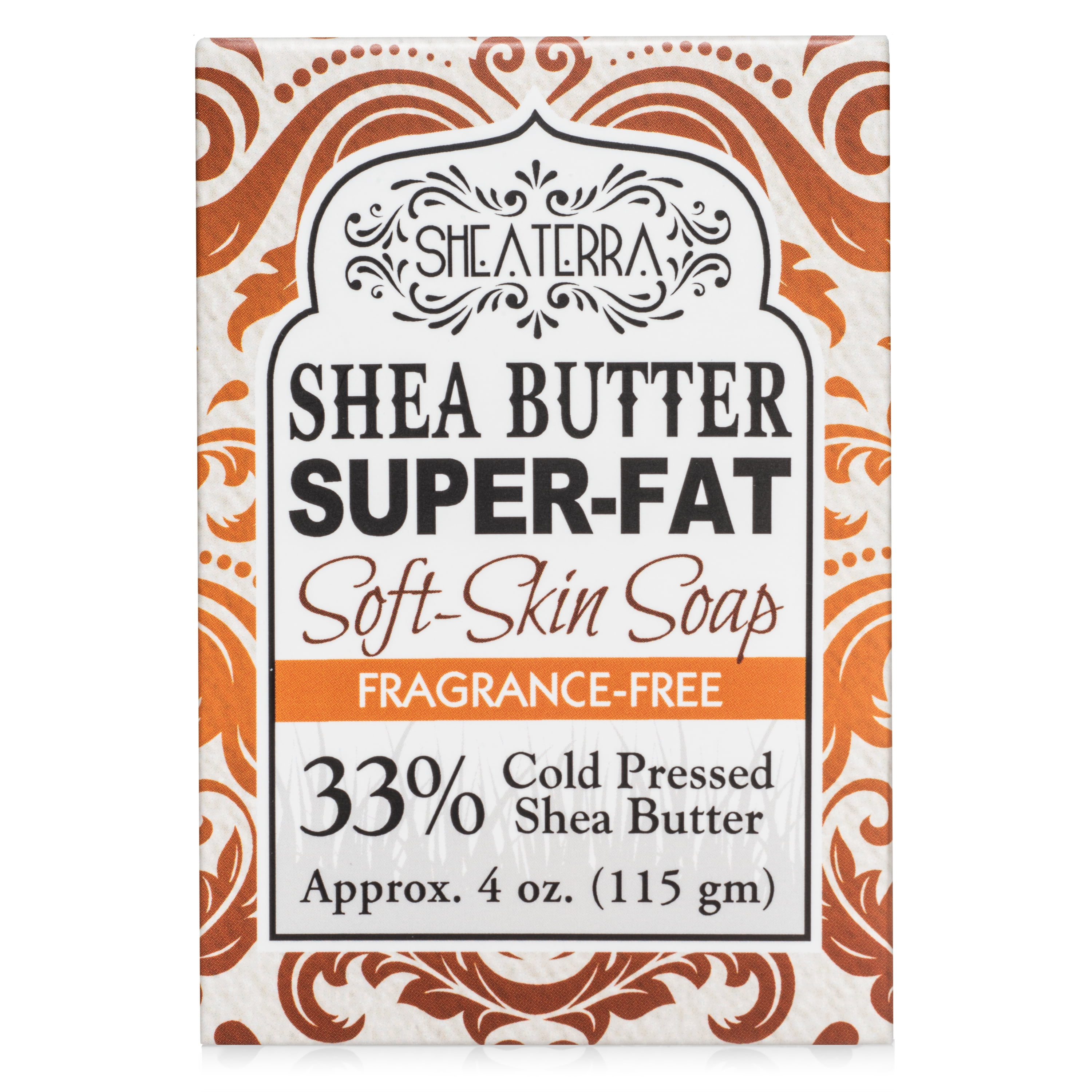 Shea Butter Super Fat Soft-Skin Soap FRAGRANCE FREE - Walmart.com