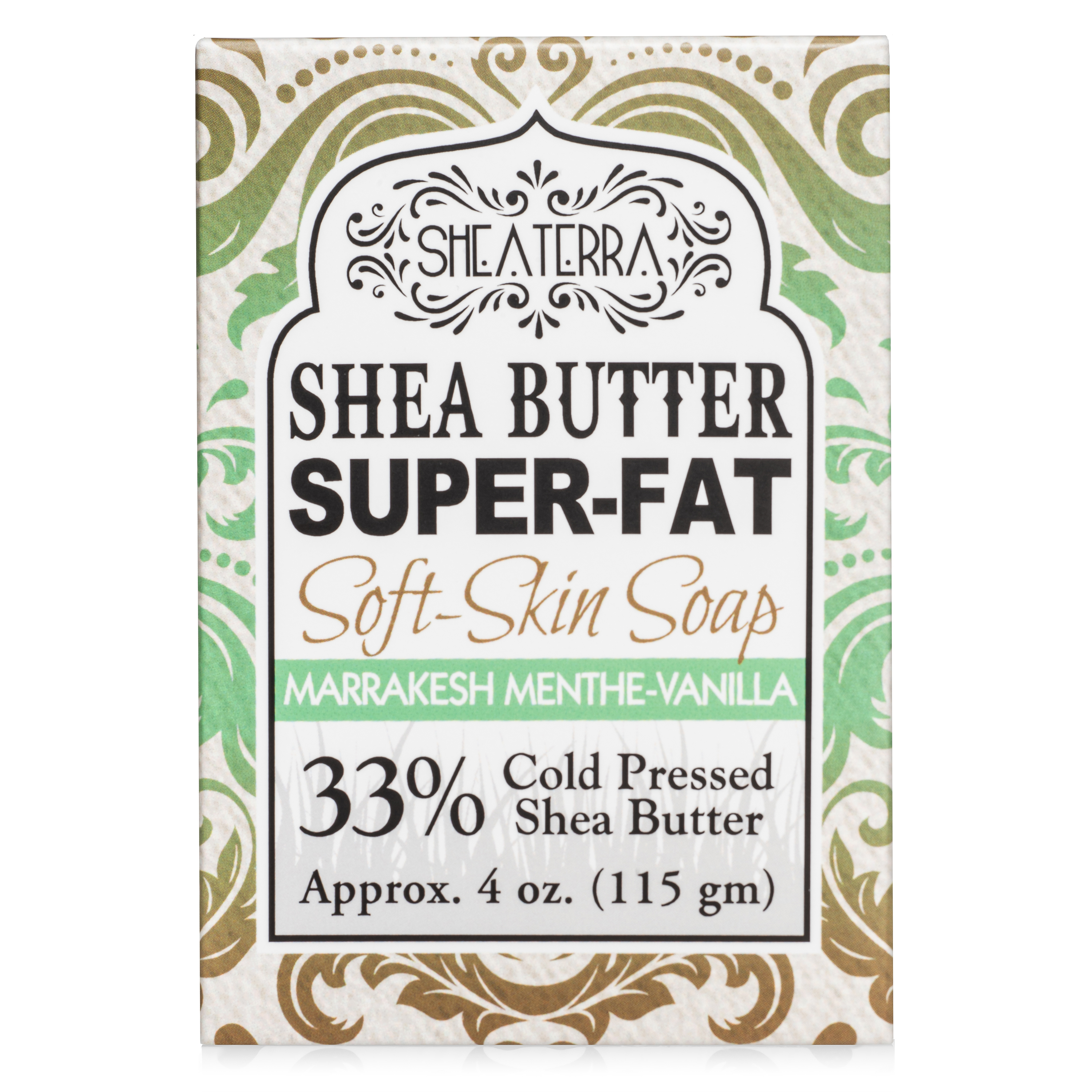 Shea Butter Super Fat Soft-Skin Soap MARRAKESH MENTHE VANILLA - Walmart.com