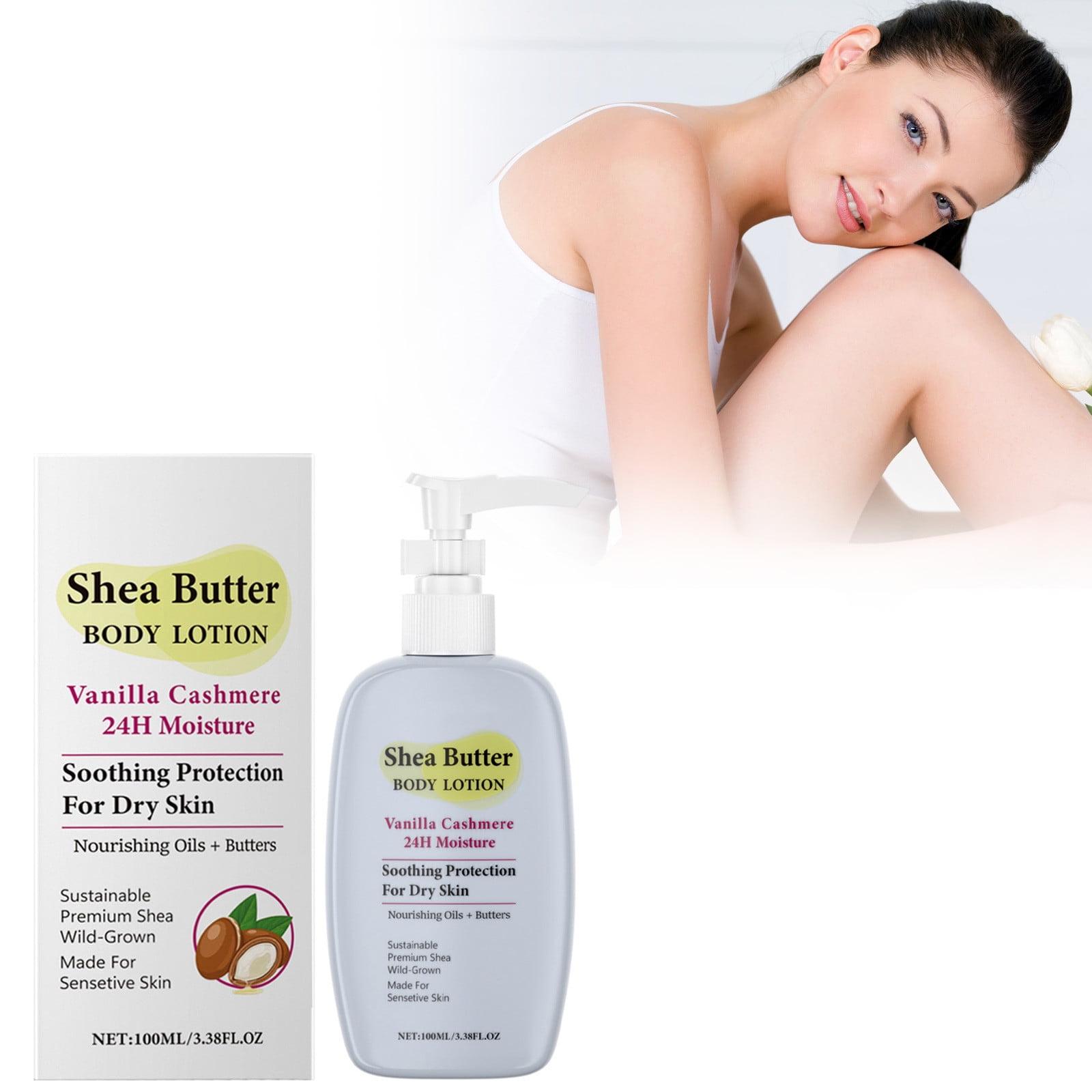 Shea Formula Raw Shea Body Lotion for Dry Skin Hand Body Moisturizer Value Size Pump Bottle ...