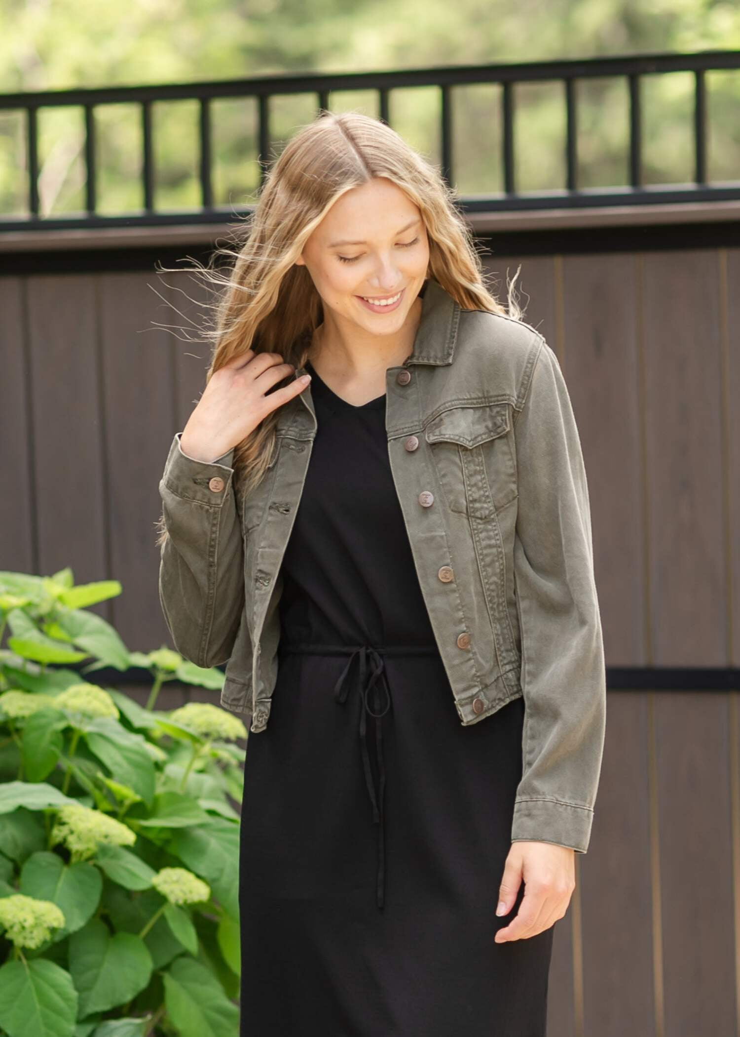 Shea Lightweight Denim Jacket - Walmart.com