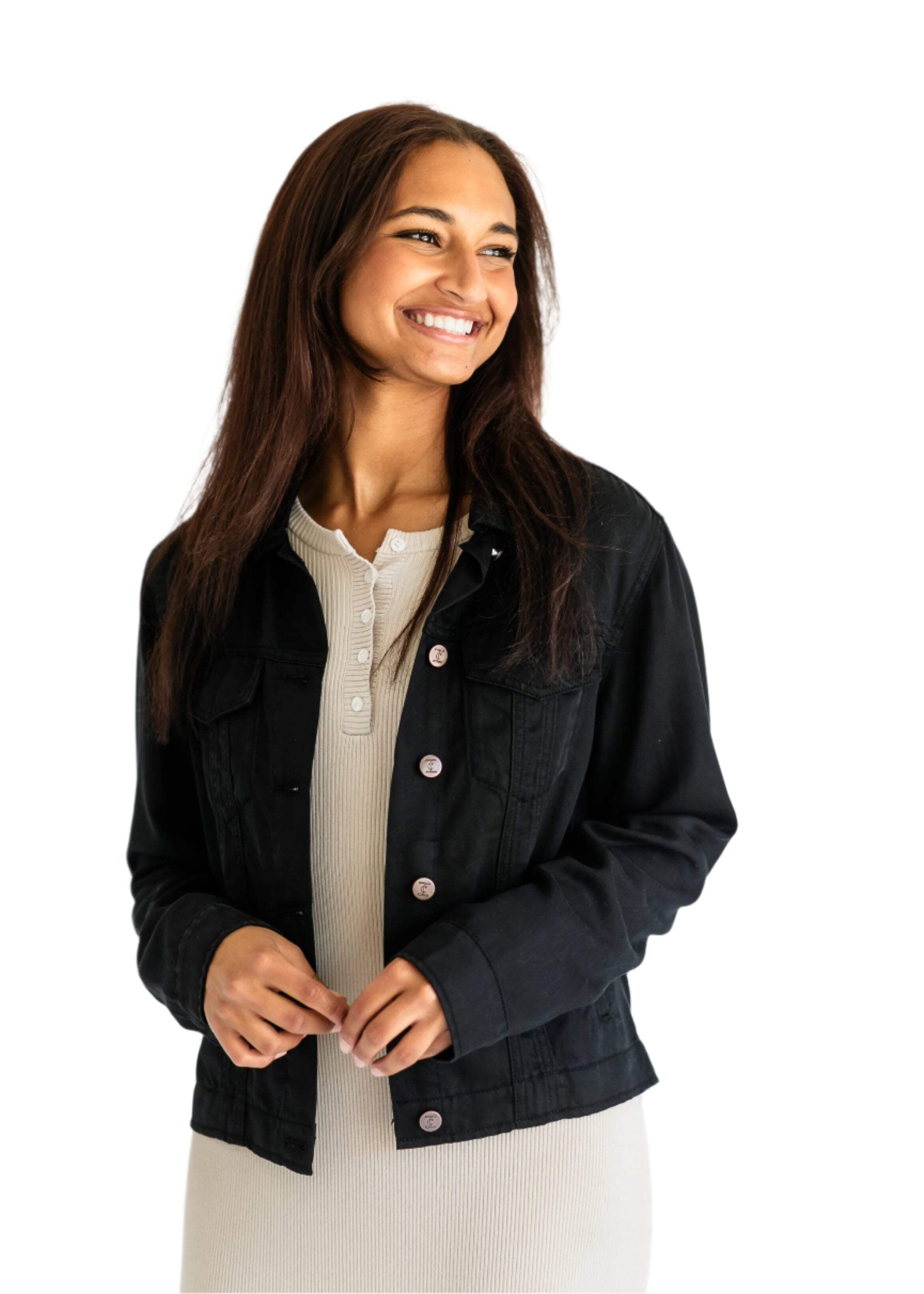 Shea Lightweight Denim Jacket - Walmart.com