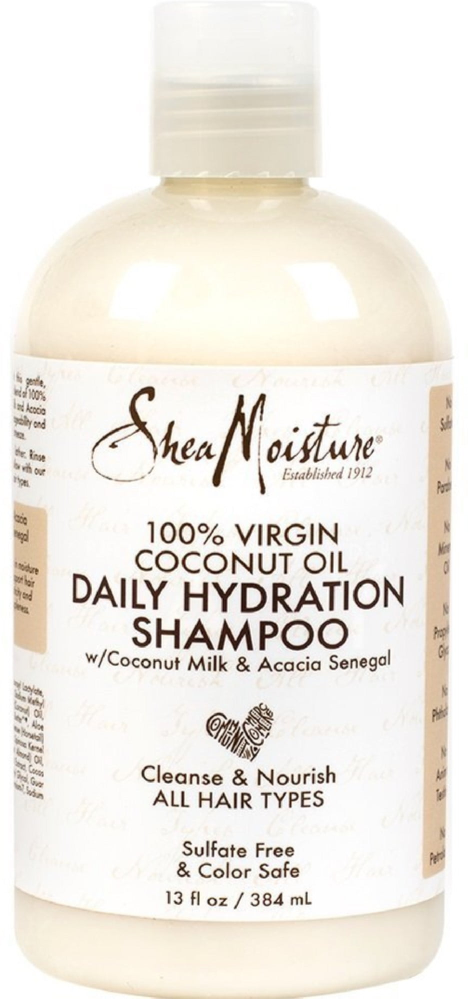 Shea Moisture 100% Virgin Coconut Oil Daily Hydration Shampoo 13 oz ...