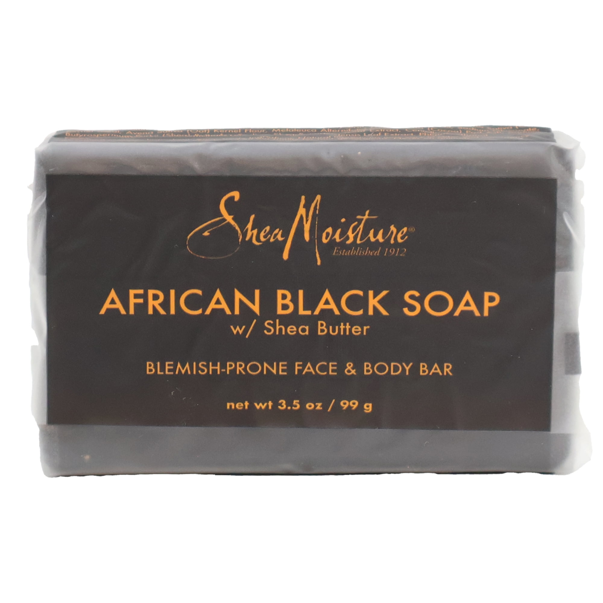 Shea Moisture African Black Soap Acne Prone Bar, 3.5 Oz., Pack of 12 ...