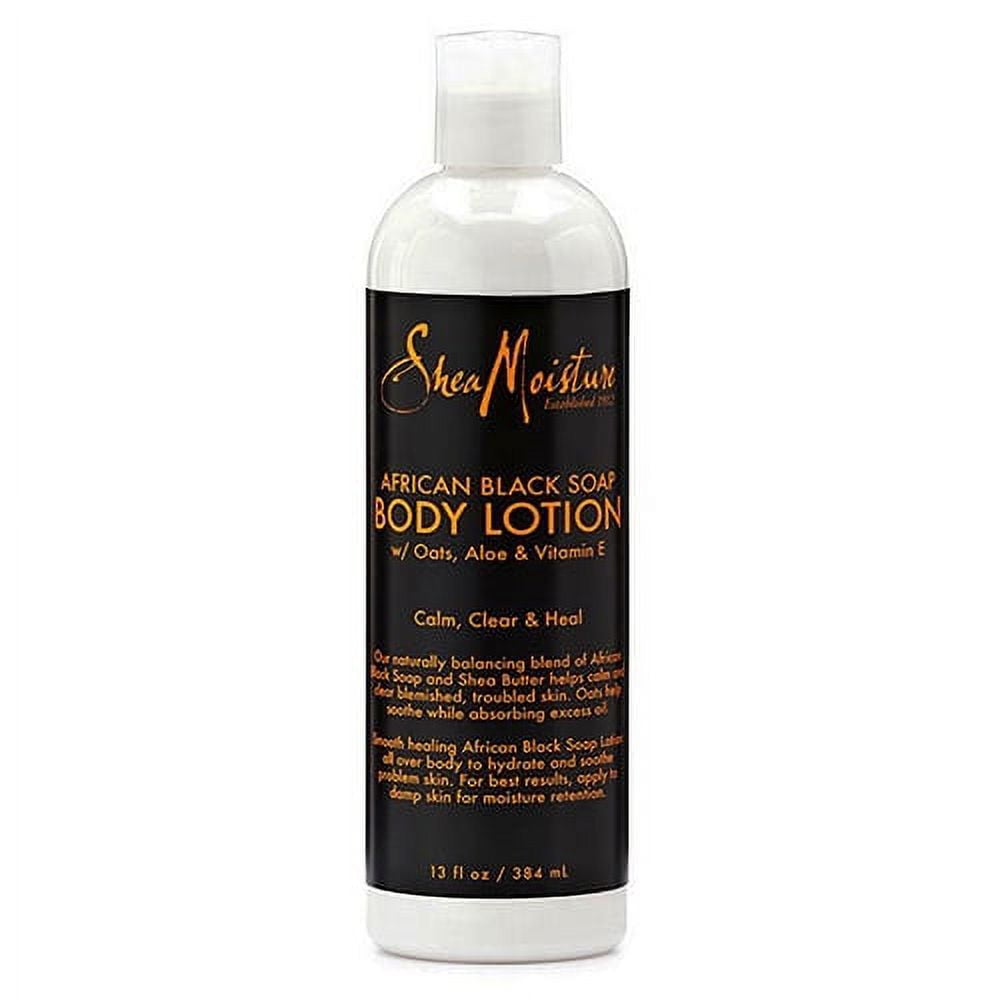 Shea Moisture African Black Soap Body Lotion With Oats, Aloe And ...