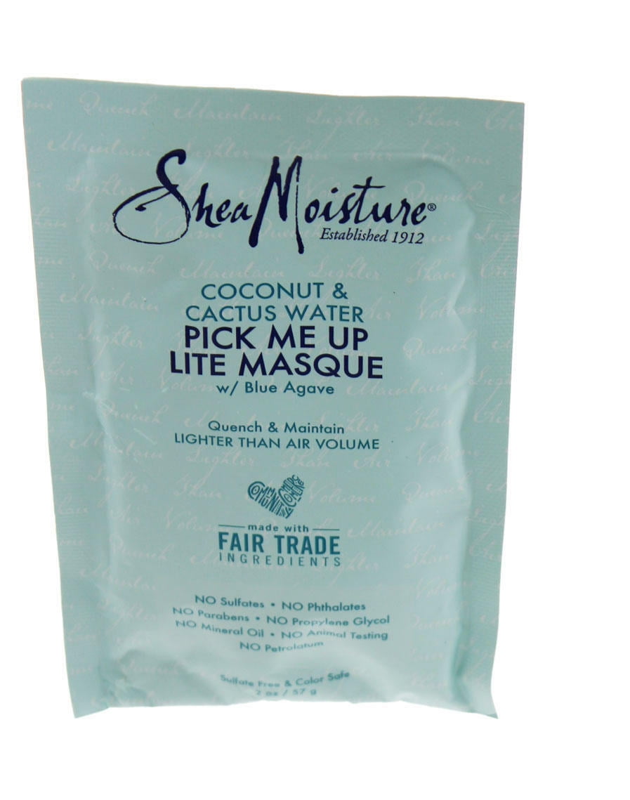 Shea Moisture Coconut Cactus Water Pick Me Up Lite Masque Mask Blue ...