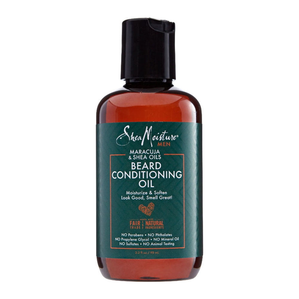 Shea Moisture Maracuja and Shea Oils Beard Conditioning Oil, 3.2 Oz, 6 ...
