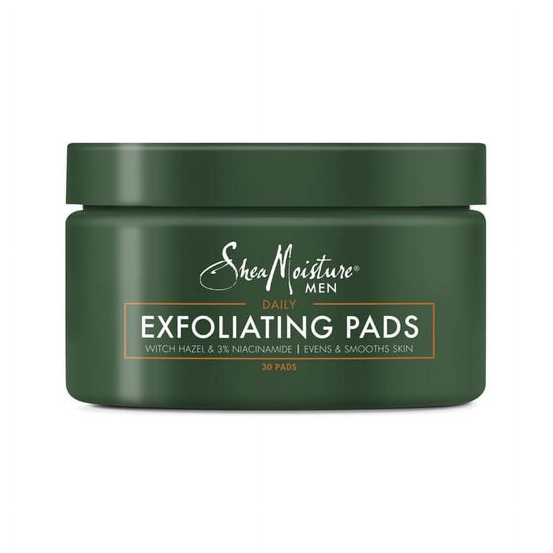 Shea Moisture Men Daily Exfoliating Pads, 30 Count, 2 Pack - Walmart.com