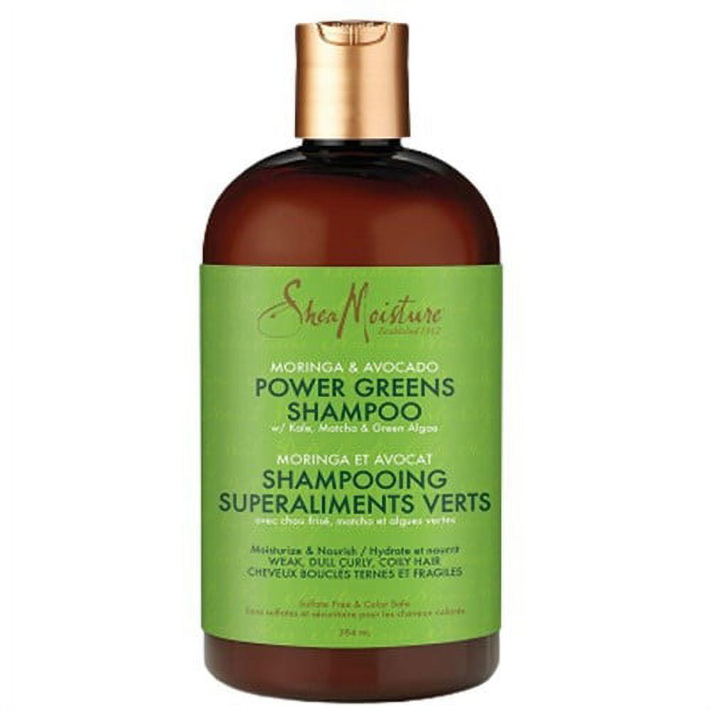 Shea Moisture, Moringa Avocado Power Greens Shampoo, 13 Oz. - Walmart.com