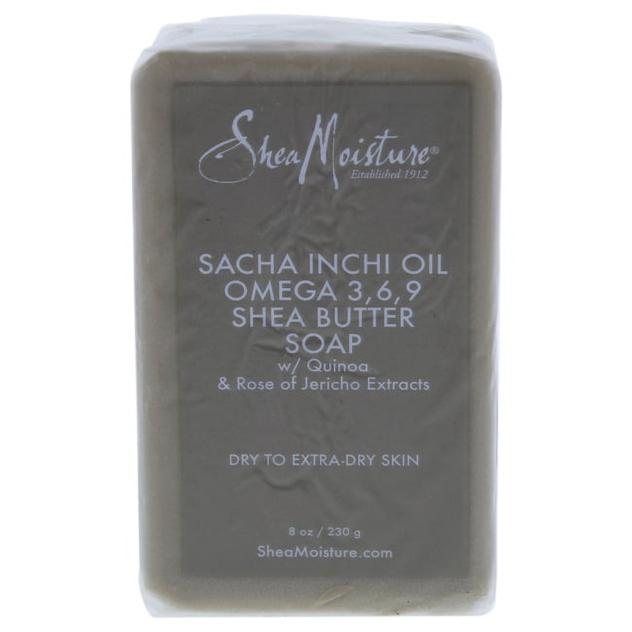Shea Moisture Omega 3,6,9 Rescue Shea Butter Soap, 8 OZ - Walmart.com