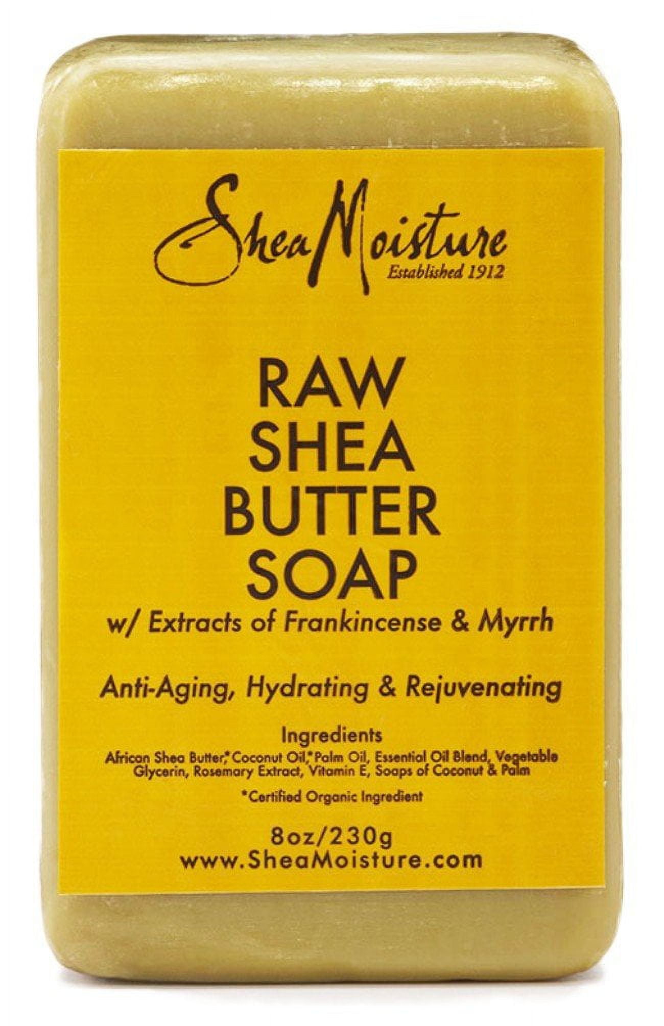 Shea Moisture Raw Shea Butter Bath Soap, 8 Oz, 3 Pack - Walmart.com