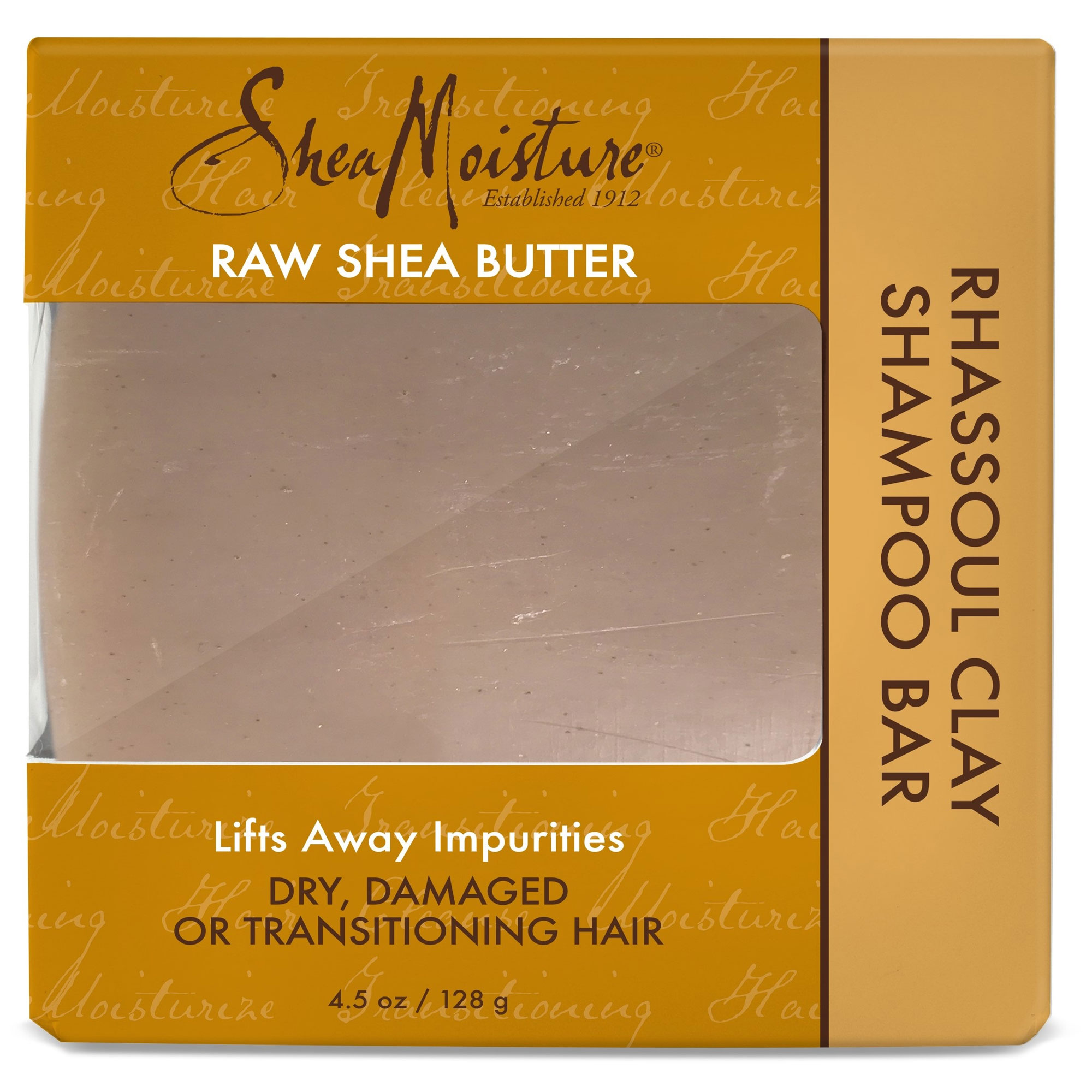 Shea Moisture Raw Shea Butter Clay Shampoo Bar 4.5 Oz,Pack of 2 ...