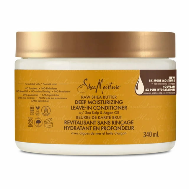 Shea Moisture Raw Shea Butter Deep Moisturizing Leave In Conditioner ...