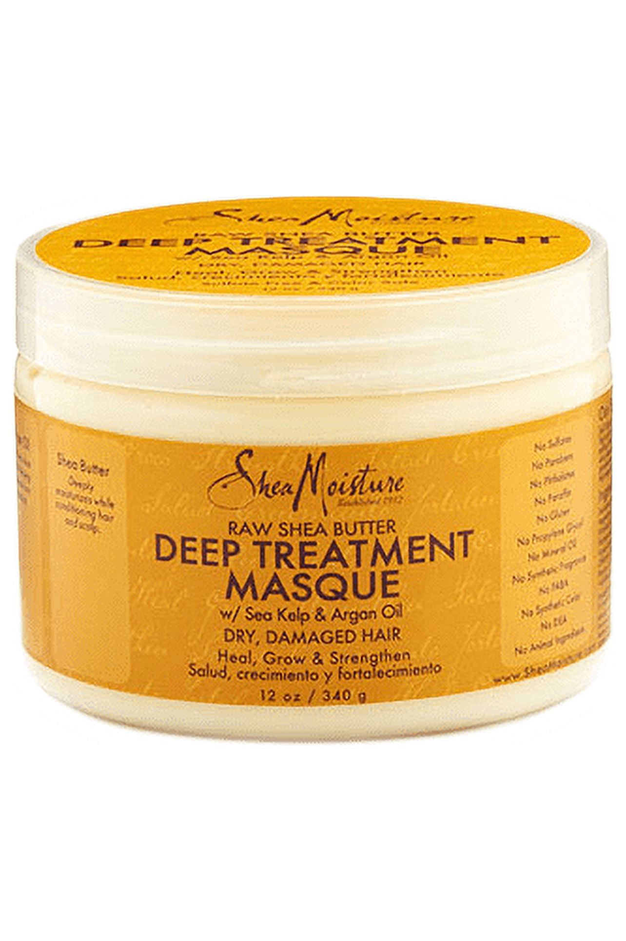 Shea Moisture Raw Shea Butter Deep Treatment Masque 12 oz (Pack of 4 ...