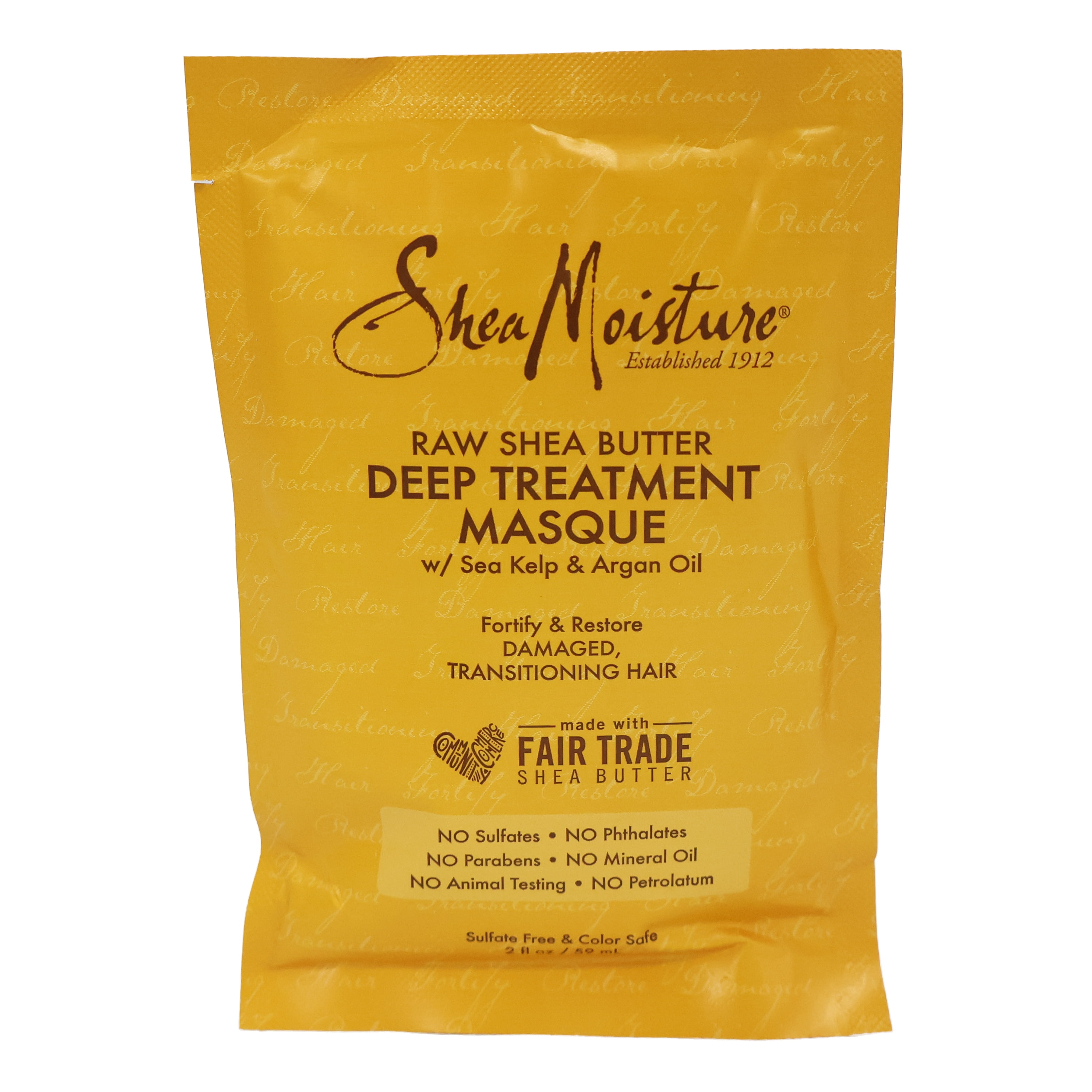 Shea Moisture Raw Shea Butter Deep Treatment Masque, 2 Oz., Pack of 6 ...