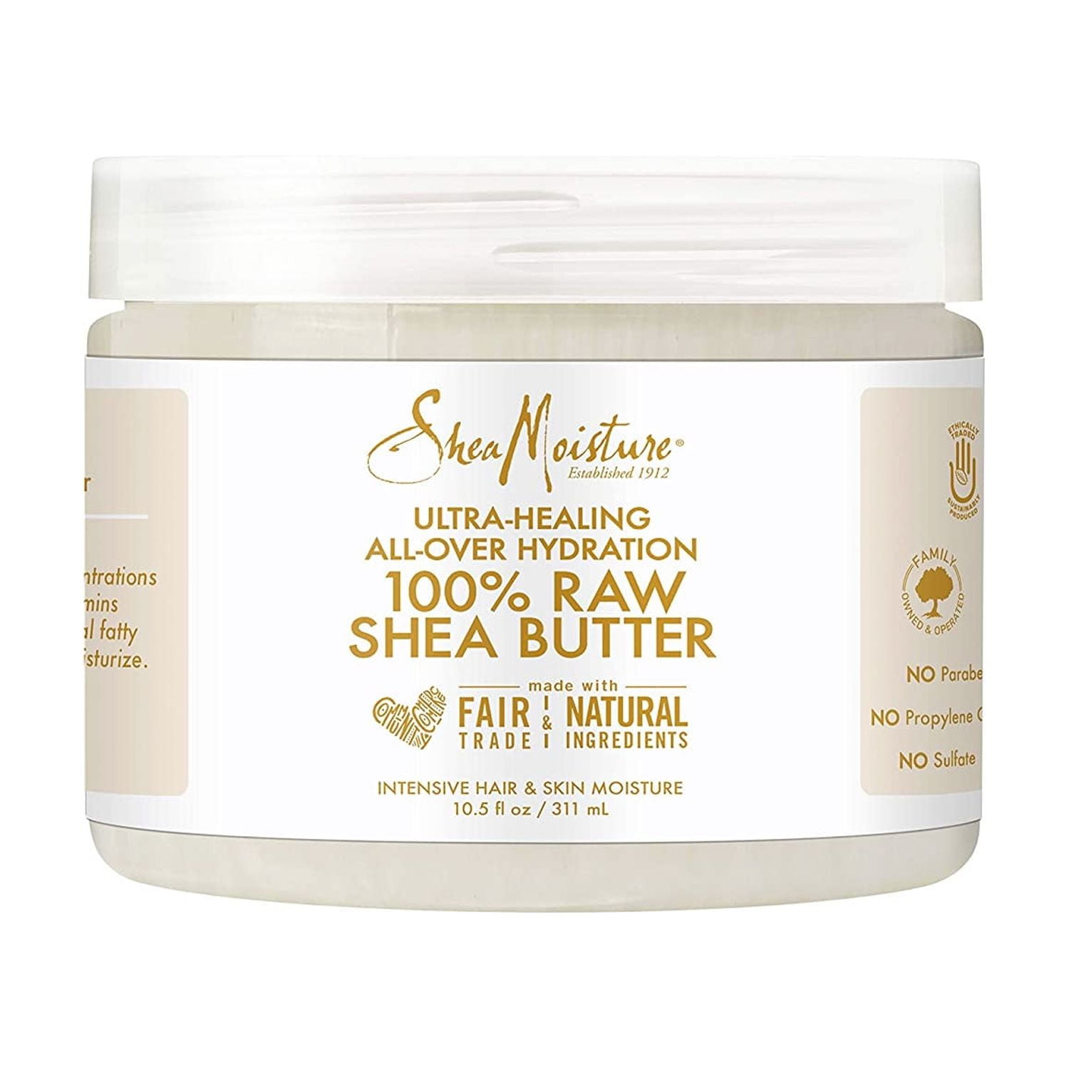 Shea Moisture Raw Shea Butter Intensive Hair and Skin Moisture, 10.5 Oz ...