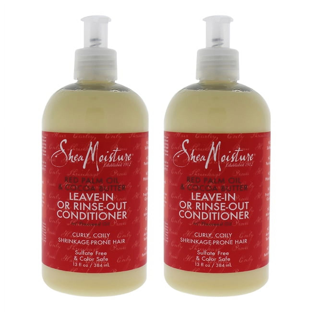 Shea Moisture Red Palm Oil and Cocoa Butter Leave-In Or Rinse-Out ...