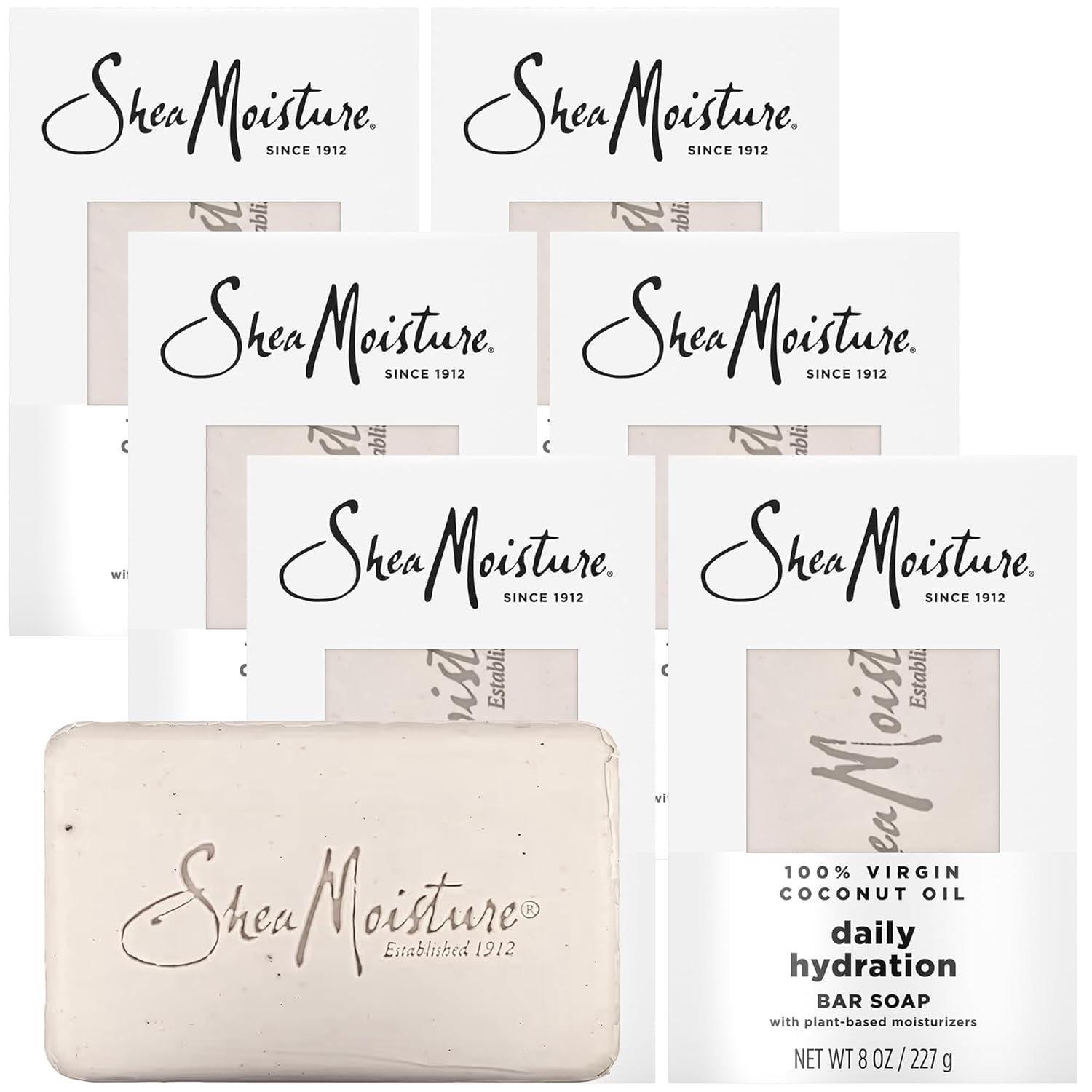 Shea Moisture Shea Butter Body Wash Bar Soap, Cleansing Skin Care to ...