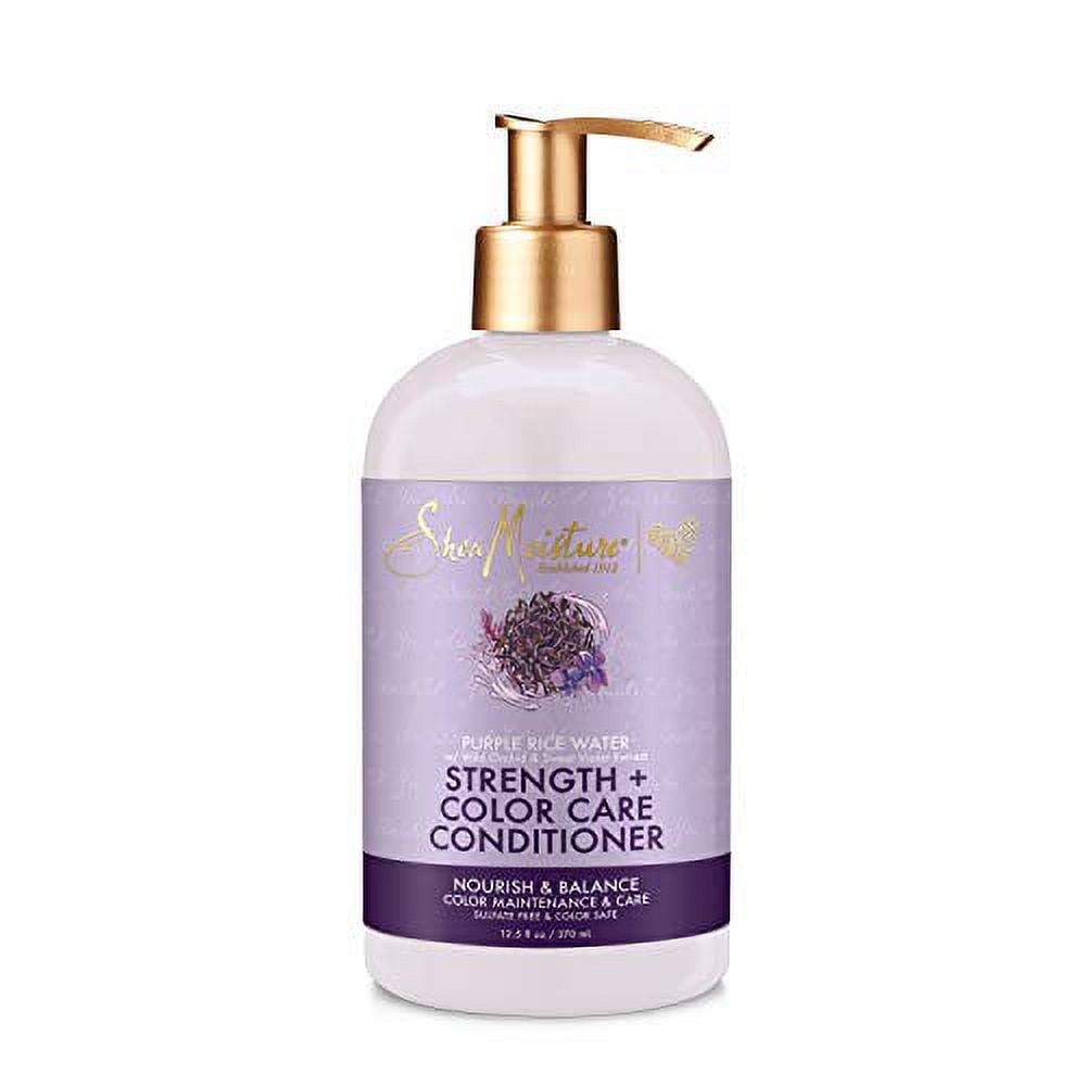 Shea Moisture Strength and Color Care Conditioner Purple Rice Water, 13 ...
