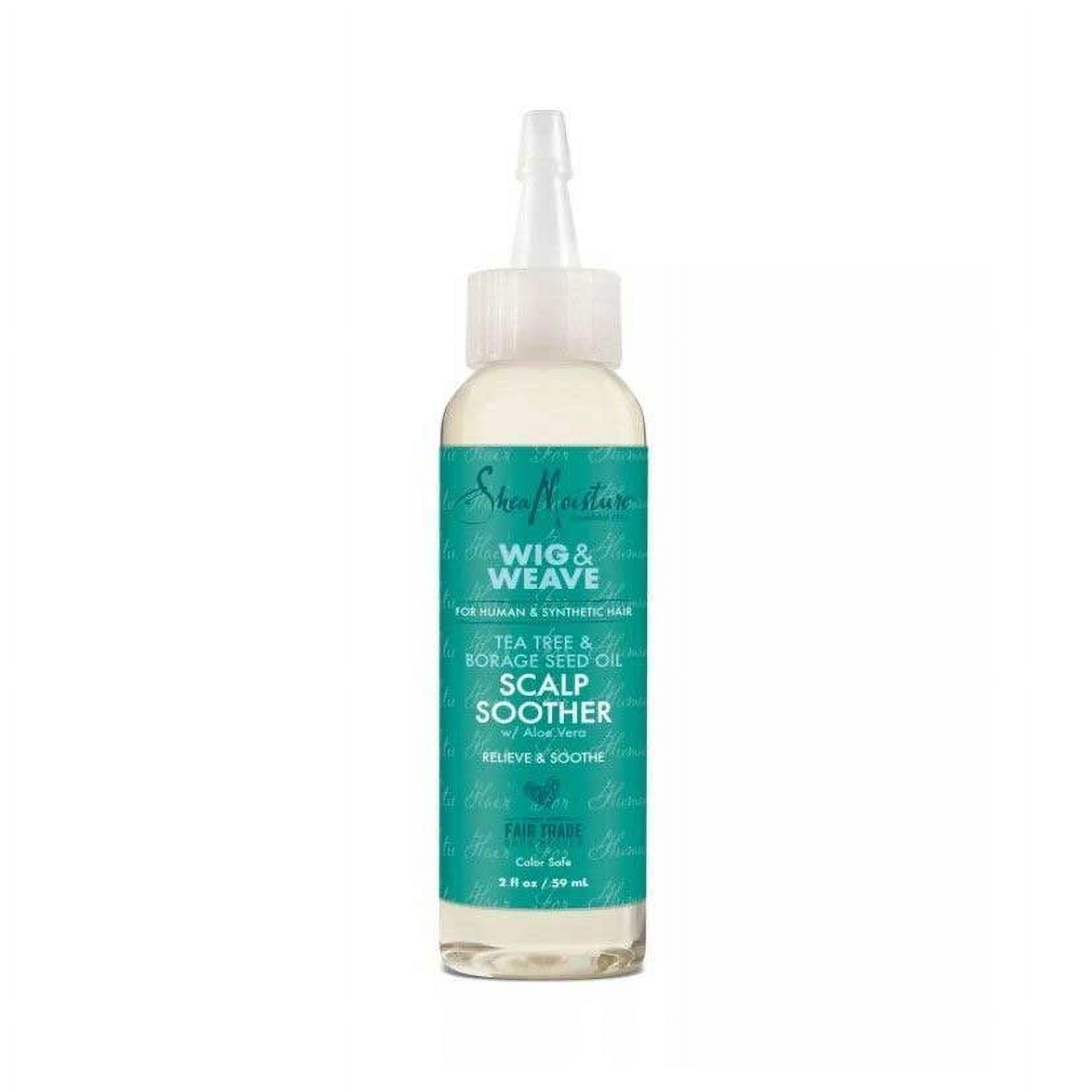 Shea Moisture Wig & Weave Tea Tree & Borage Seed Oil Scalp Soother, 2 ...