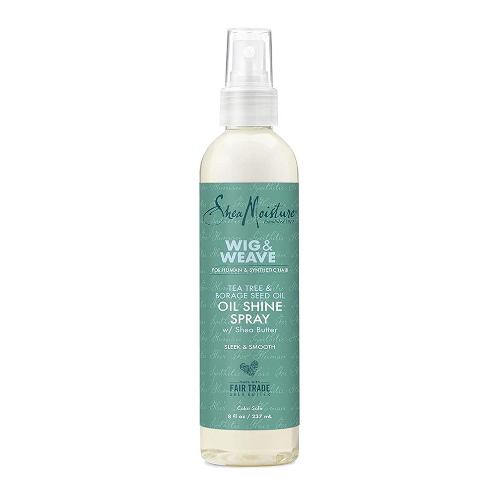 Shea Moisture Wig and Weave Oil Shine Spray with Tea Tree and Borage ...