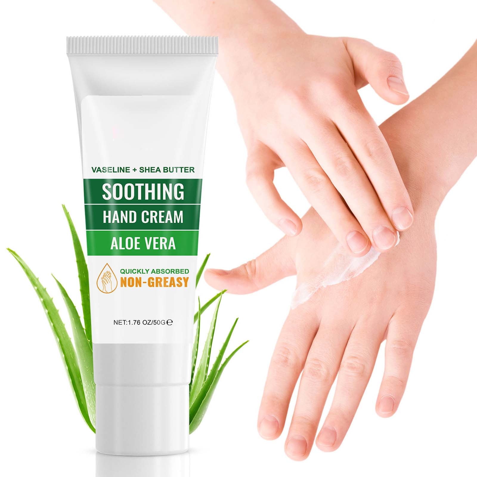 Shea Moisturizing Hand Cream, Aloe Vera Infused, Non-Greasy Quick ...