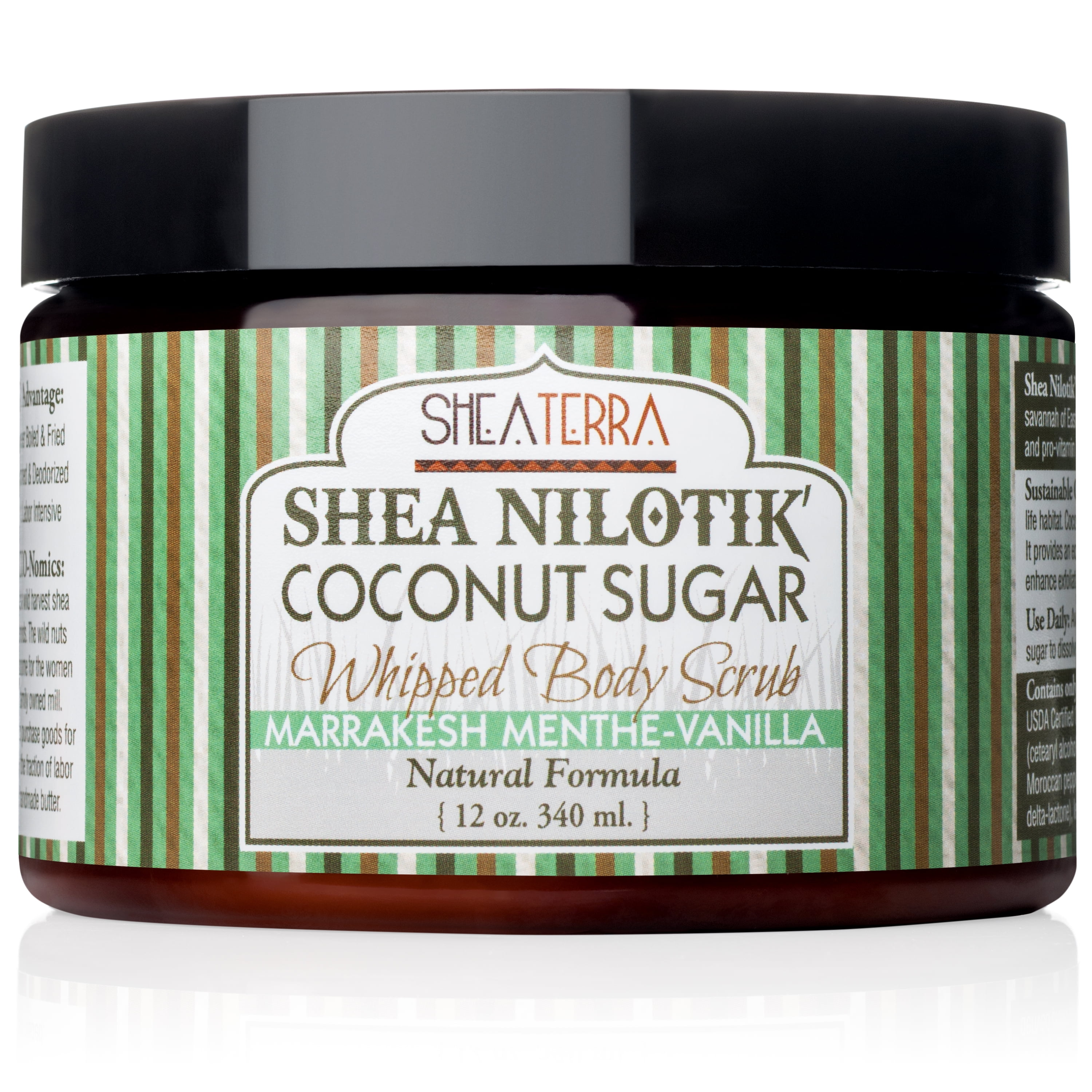 Shea Nilotik' Butter Coconut Sugar Whipped Body Scrub MARRAKESH MENTHE ...