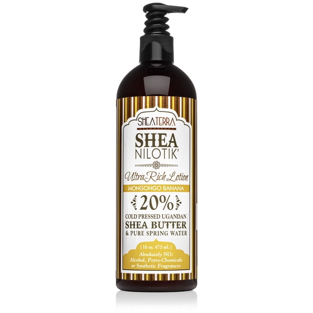Shea Terra Nilotik Shea Butter Ultra-Rich Lotion |Daily Moisturizer ...