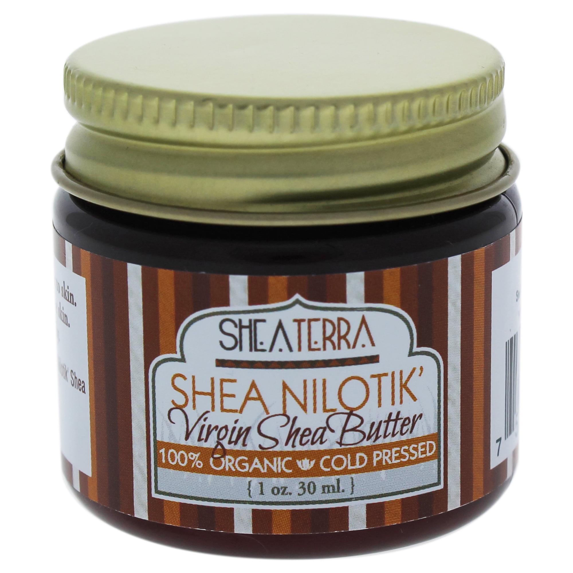Shea Terra Shea Nilotik Cold-Pressed Virgin Shea Butter , 1 oz ...