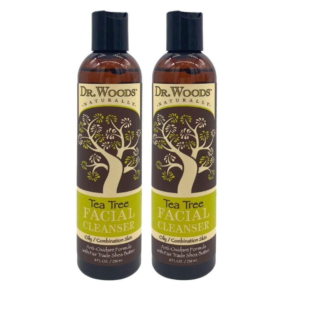 Shea Vision Tea Tree Liquid Cleanser with Organic Shea Butter, 8 Ounce ...