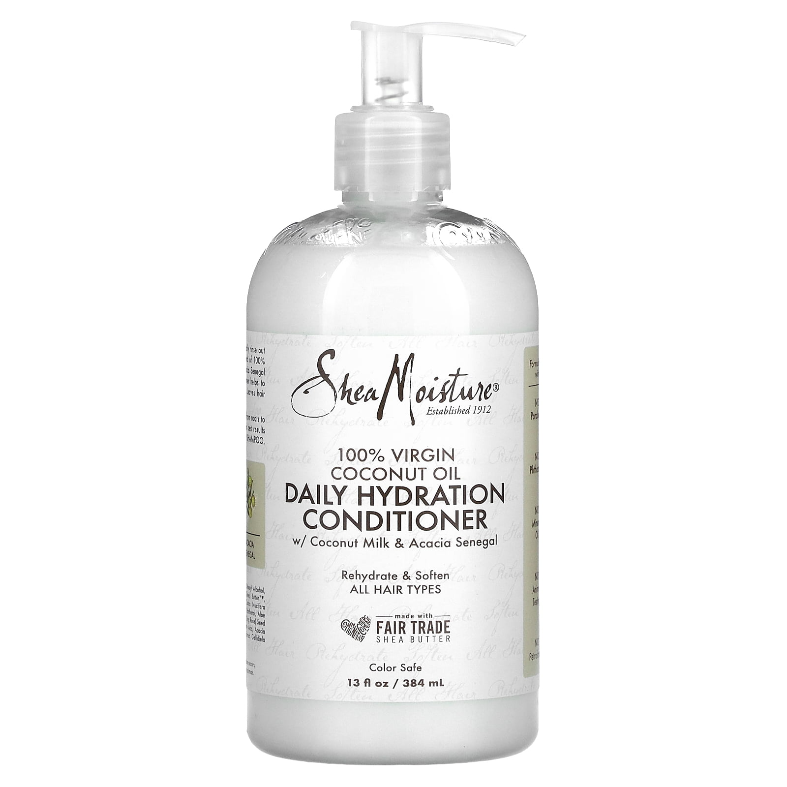 SheaMoisture, 100% Virgin Coconut Oil, Daily Hydration Conditioner, All ...