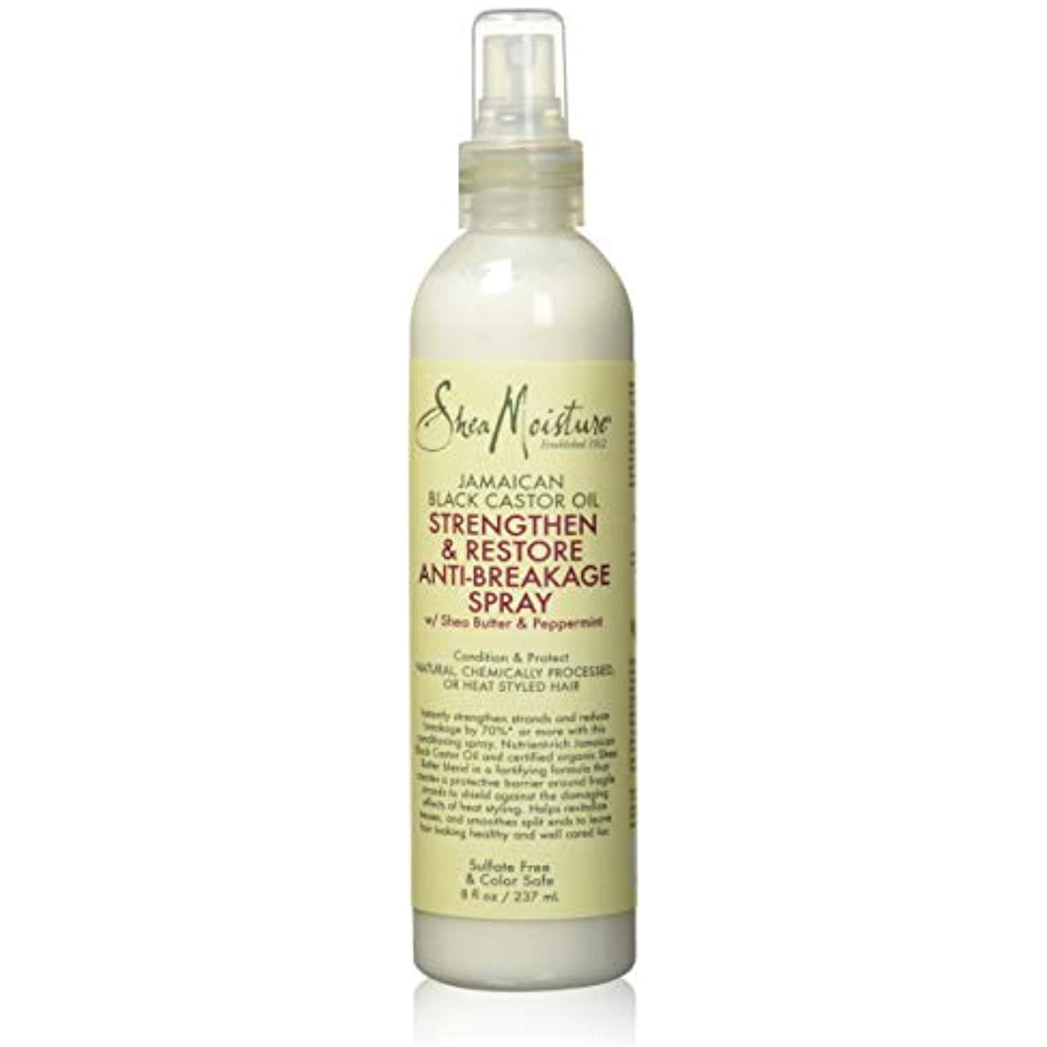SheaMoisture Anti-Breakage Spray Jamaican Black Castor Oil 8 oz ...