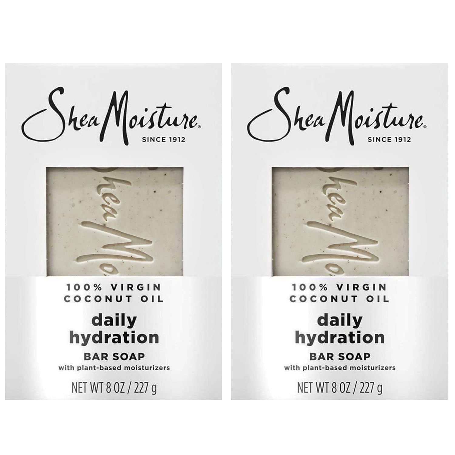 SheaMoisture Bar Soap 100% Virgin Coconut Oil - Daily Hydrating Body ...