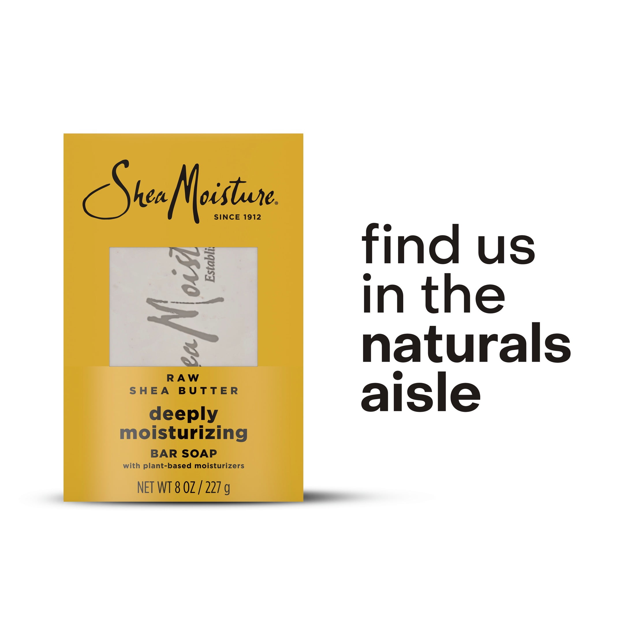 SheaMoisture Bar Soap Raw Shea Butter Moisturizing Bar Soap, 8 oz ...