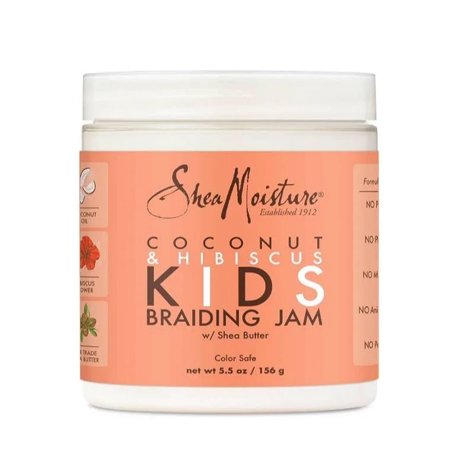 SheaMoisture Coconut Hibiscus Kids Braiding Jam, 5.5 Oz. - Walmart.com