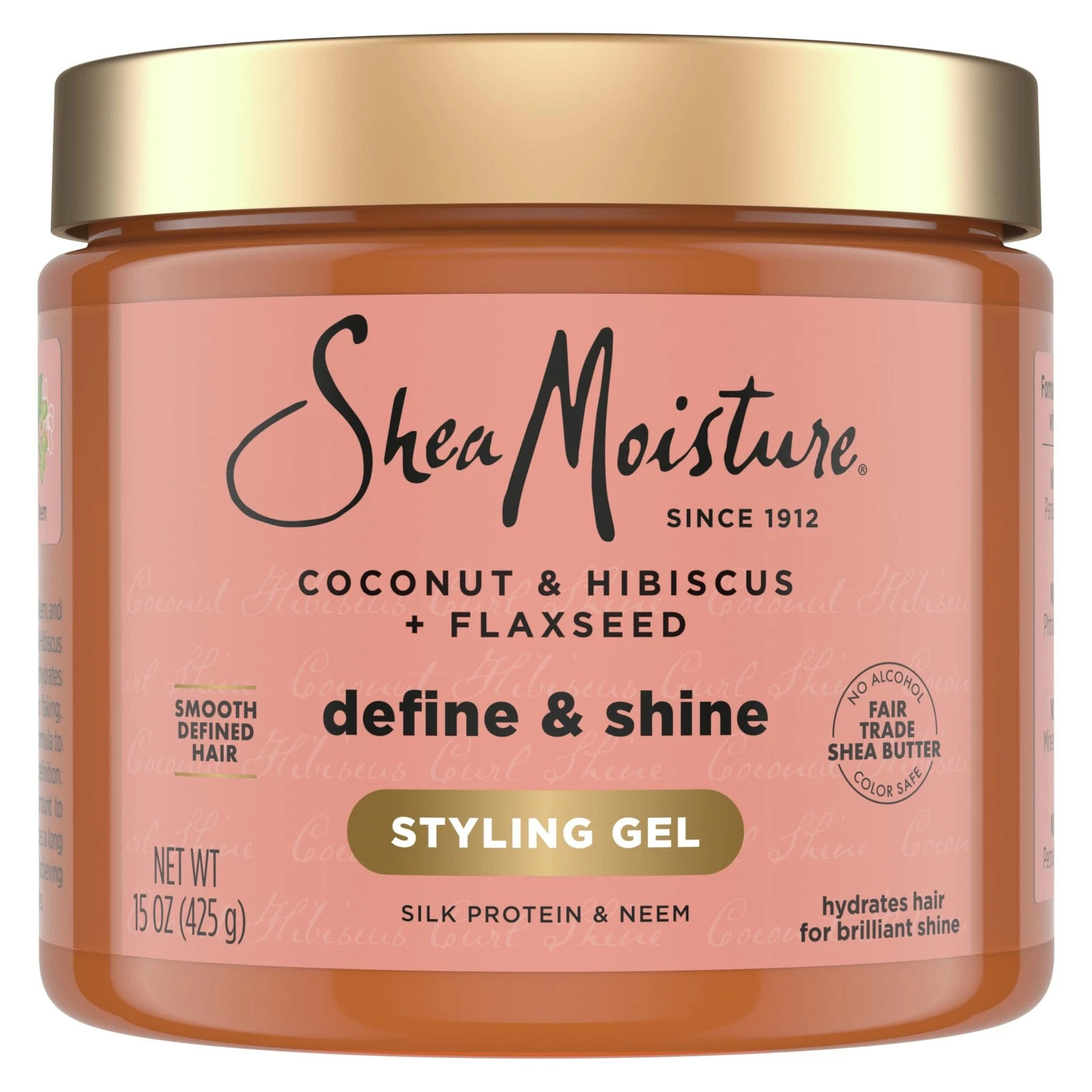 SheaMoisture Defining Styling Gel For Thick, Curly Hair Coconut and ...