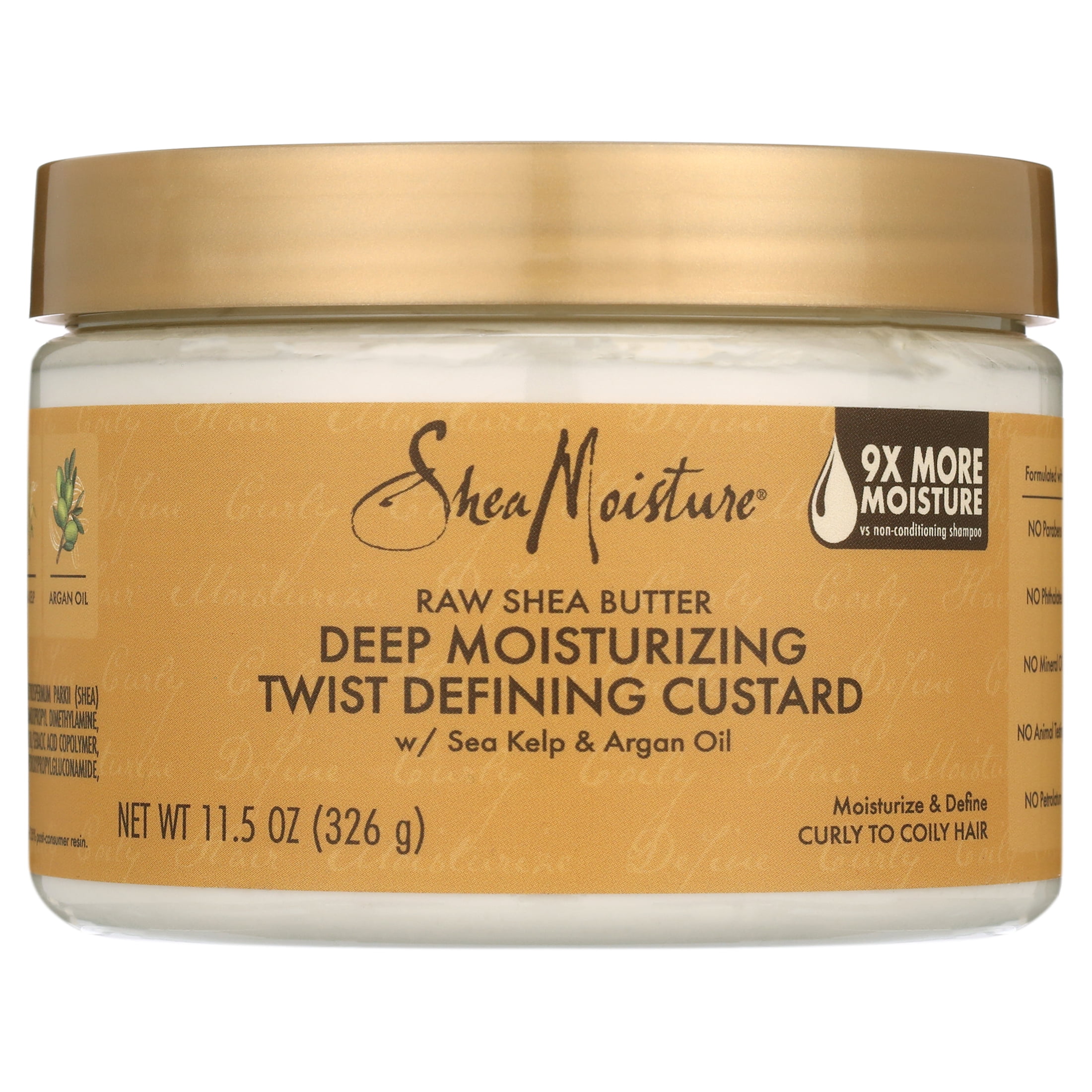 SheaMoisture Hair Care Raw Shea ButterTwist Custard 11.5 FO - Walmart.com