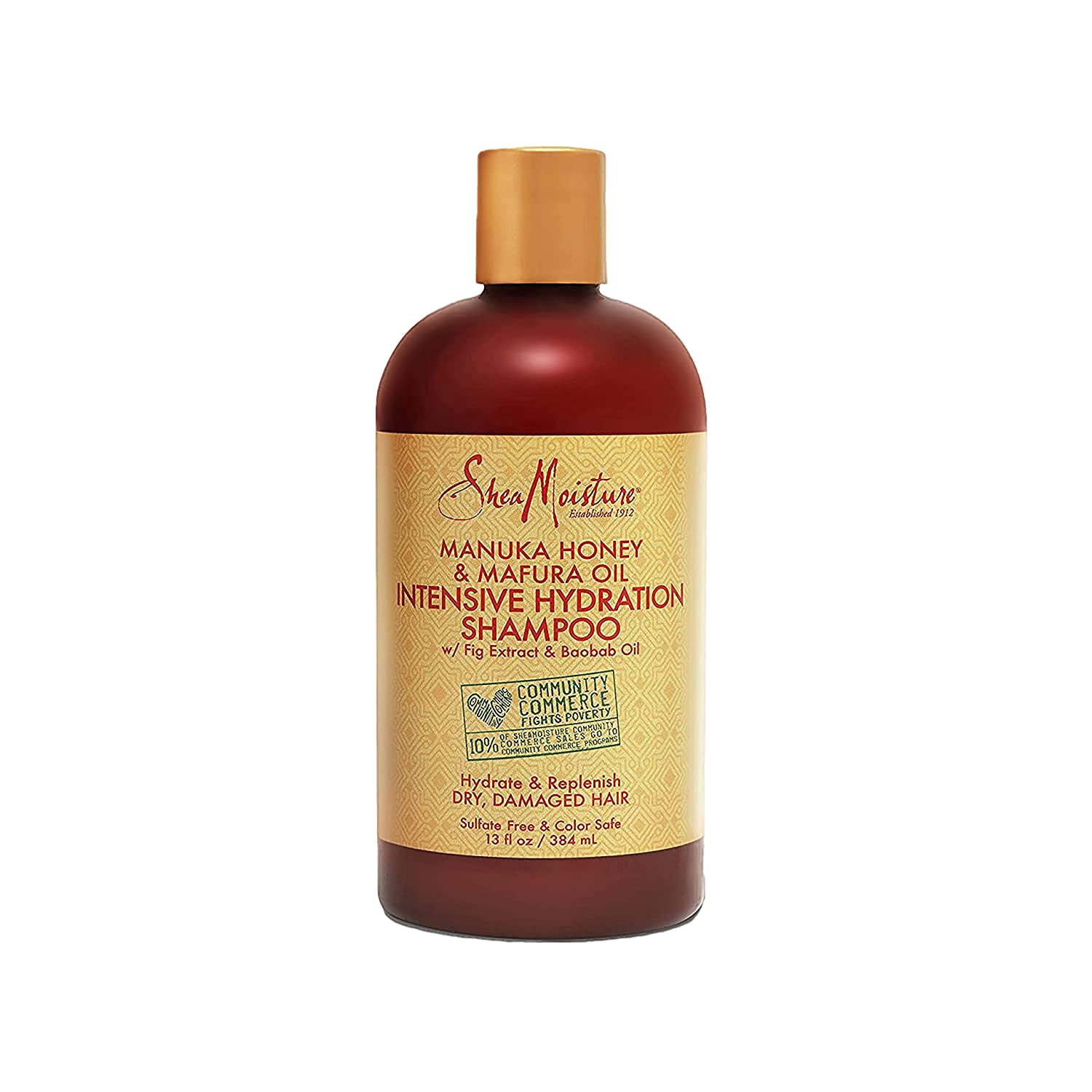 SheaMoisture Intensive Hydration Shampoo for Dry, Damaged Hair Manuka ...
