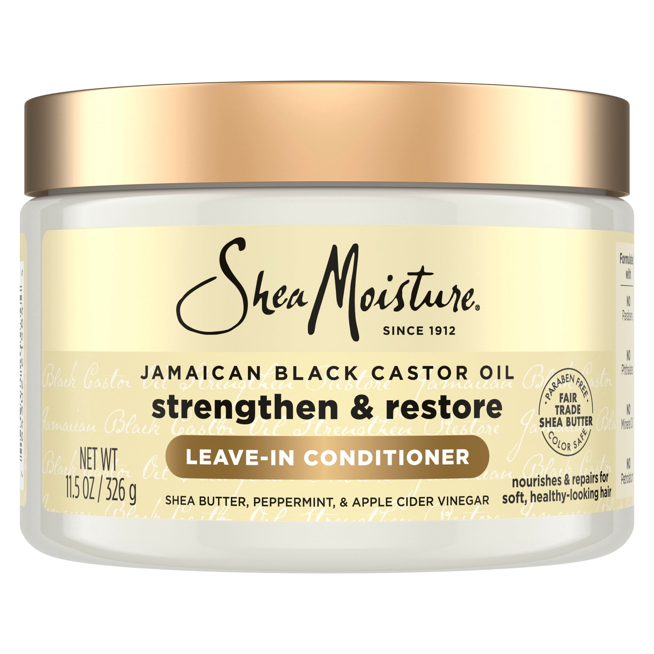 SheaMoisture, Leave-In Conditioner, 11.5 oz, Jamaican Black Castor Oil ...