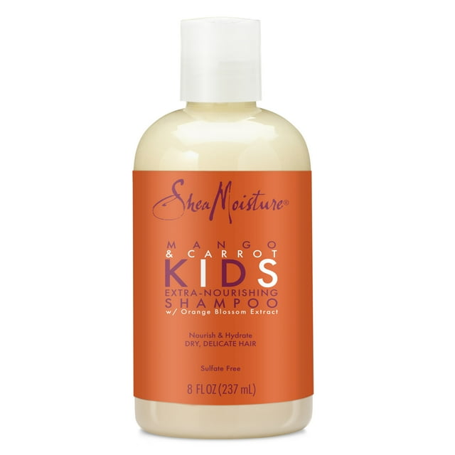 SheaMoisture Kids Extra Moisturizing Shampoo, Dry Hair, Mango & Carrot ...